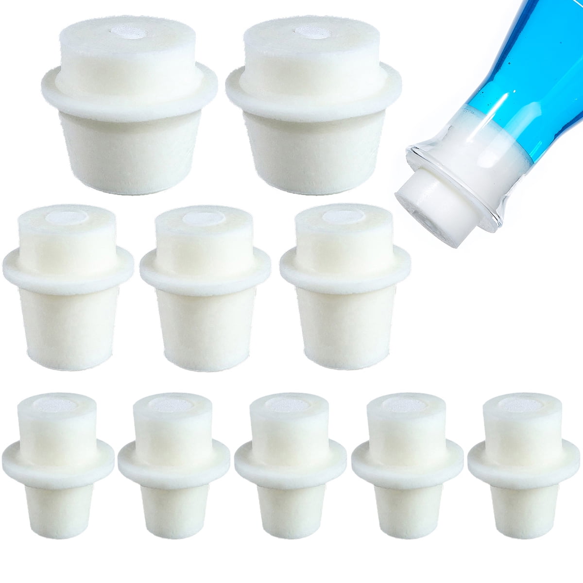 10Pcs Erlenmeyer Flask Stopper Set, Silicone Plugs for Bottle ...