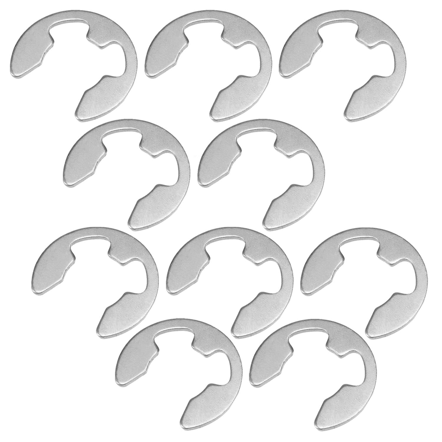 10Pcs External Circlips, M15 External Retaining Rings, 304 Stainless ...