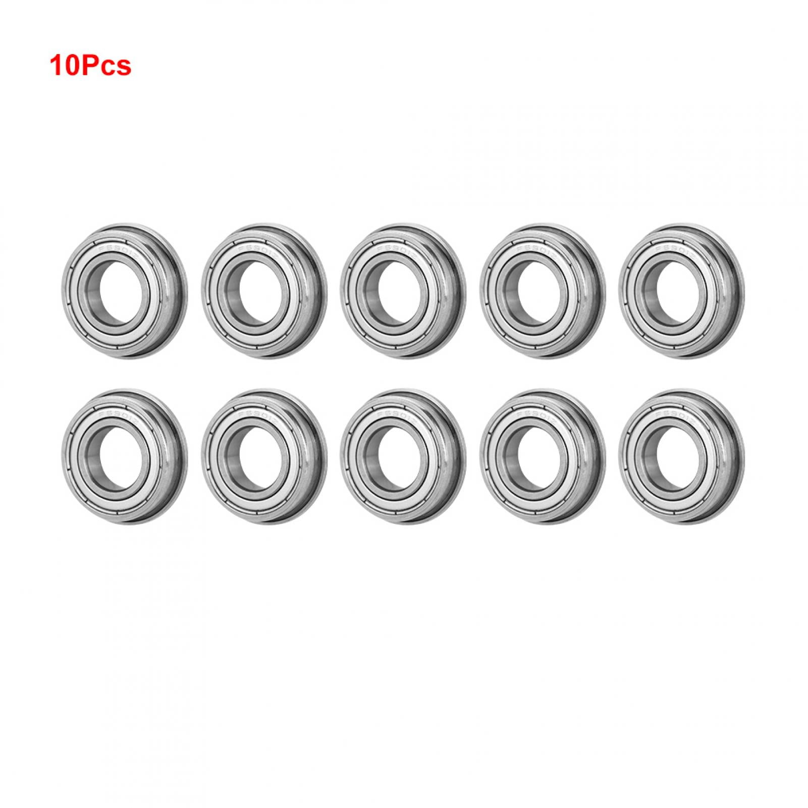 10Pcs F6901ZZ High Speed Double Sided Seal Deep Groove Raceway Ball ...