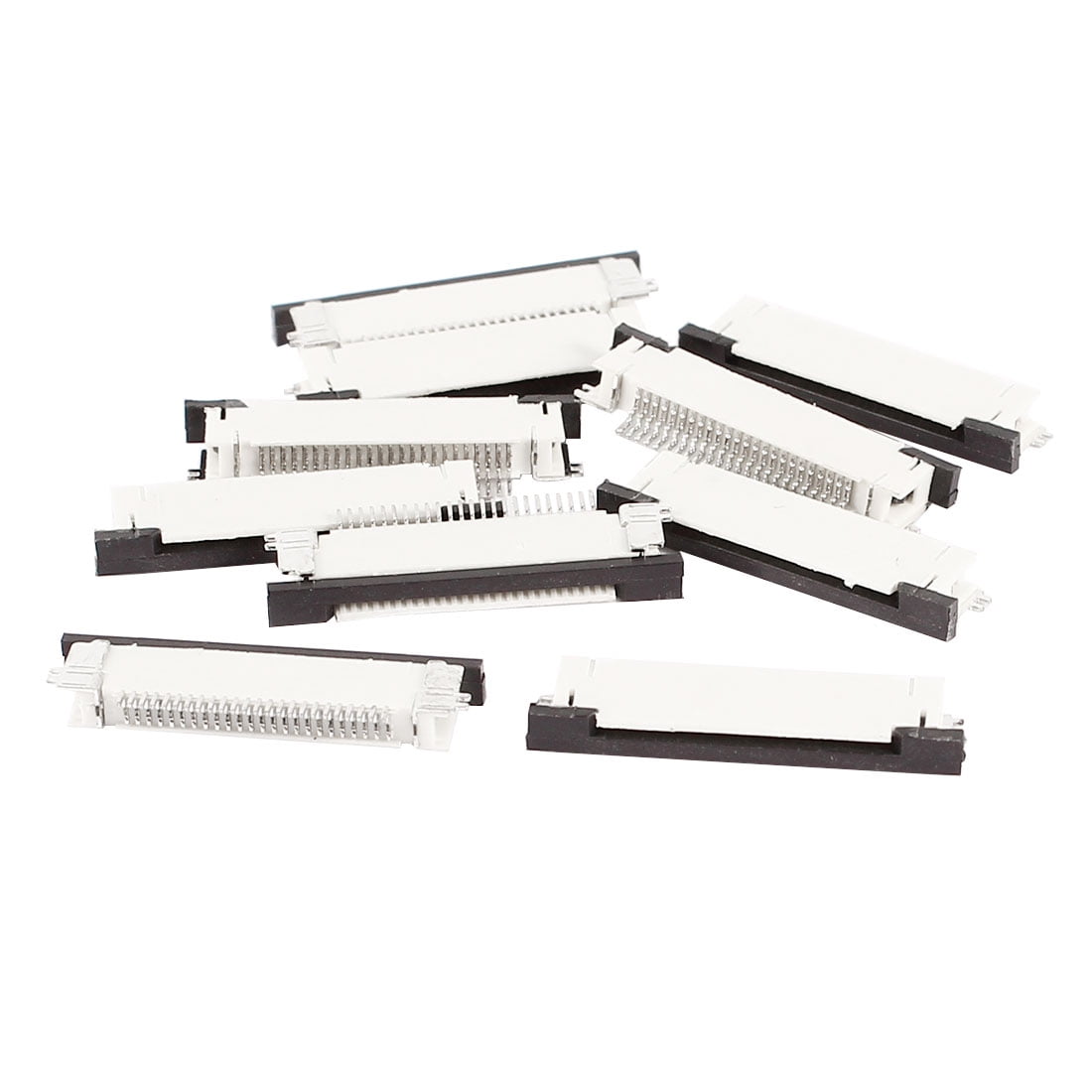 10Pcs FPC FFC Ribbon Cable Connectors 24 Pin 0.5mm Pitch Flat Socket ...