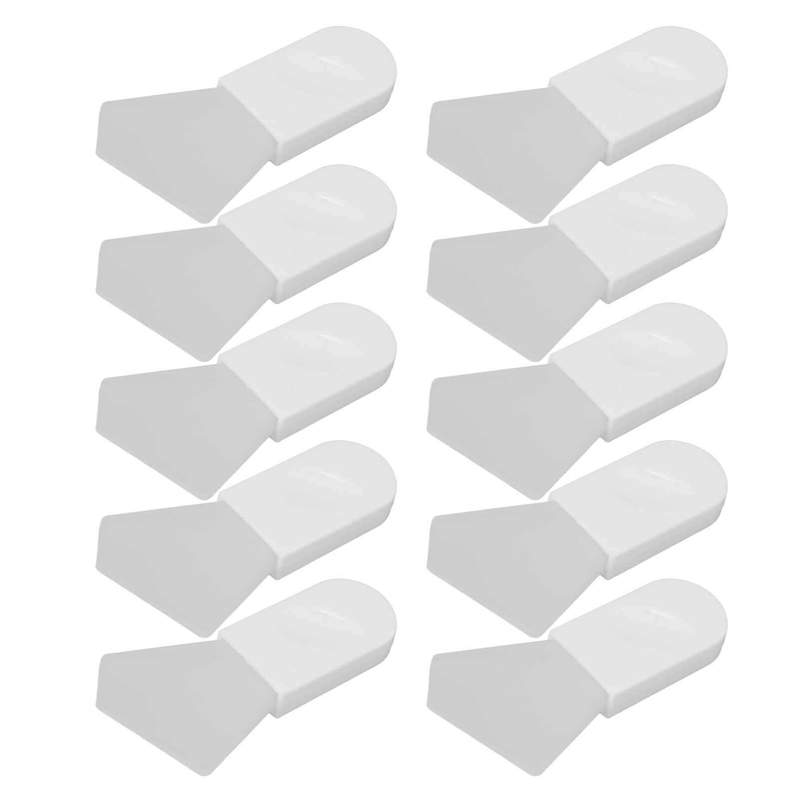 10Pcs Face Mask Brush Silicone Hairless Portable Facial Mud Applicator ...