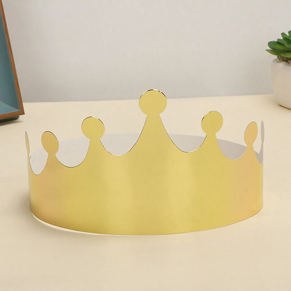 10Pcs Fashion Ornament Celebration Party Hat Kids Aldult King Crowns ...