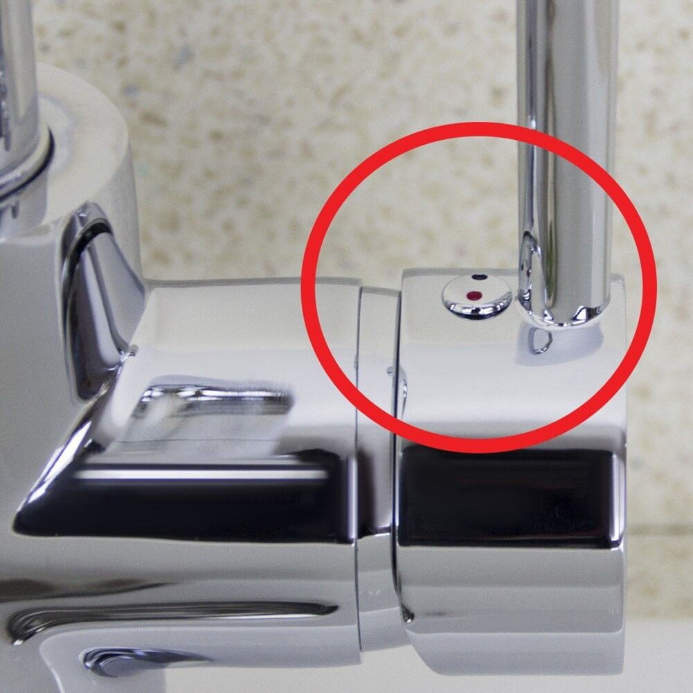 10Pcs Faucet Handle Hot And Cold Water Sign Red And Blue Label ...