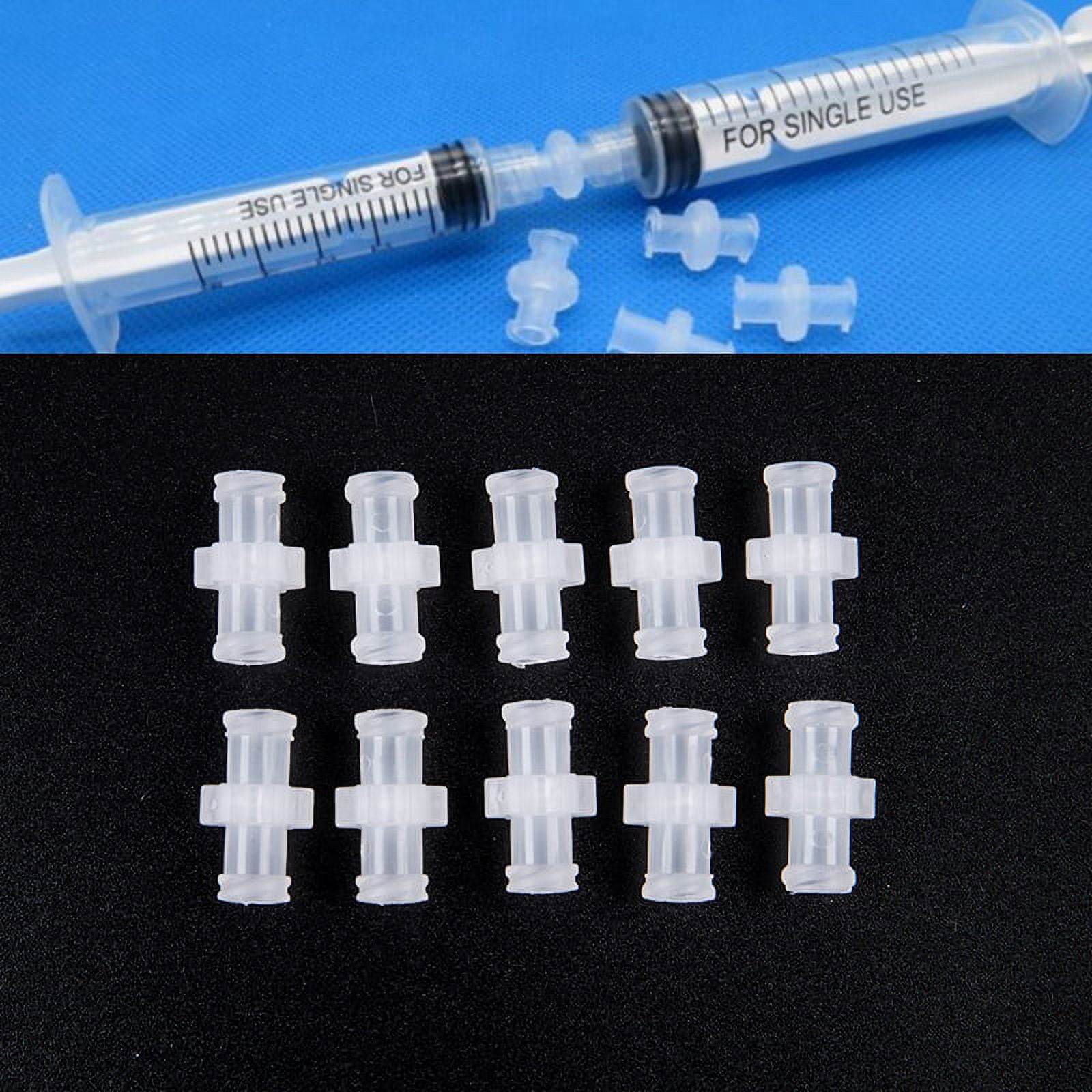 10Pcs Female To Female Coupler Luer Syringe Connector Pneumatic Parts ...