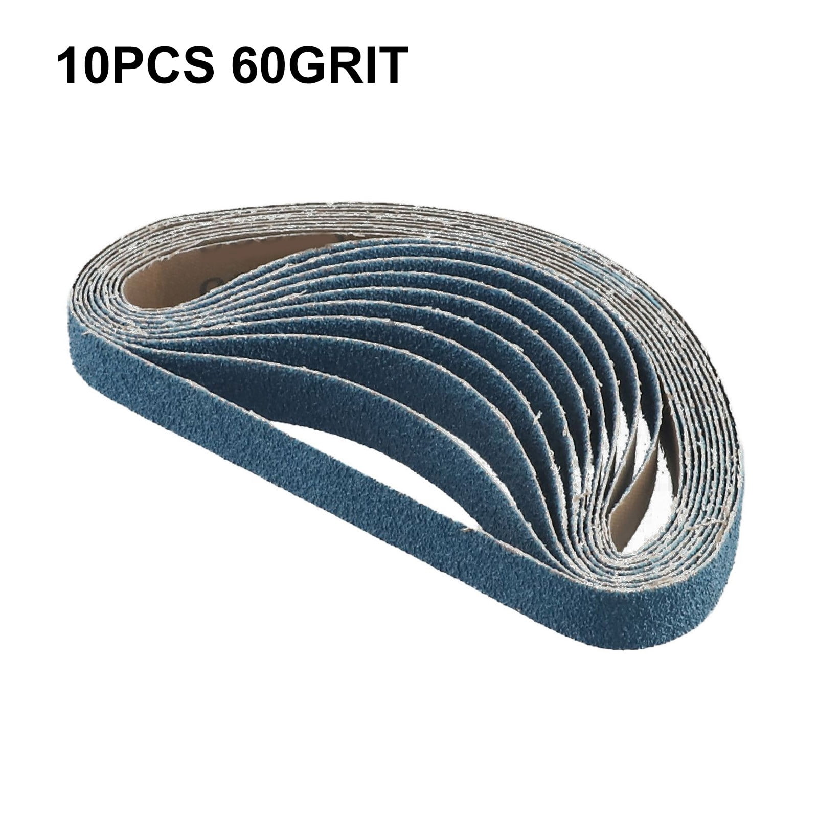 10Pcs File Sanding Belts Zirconia Sander Paper 40 60 Grit 20mm X 520mm ...