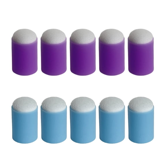 10Pcs Finger Sponge Daubers Finger Painting Sponge Craft Drawing Sponge ...