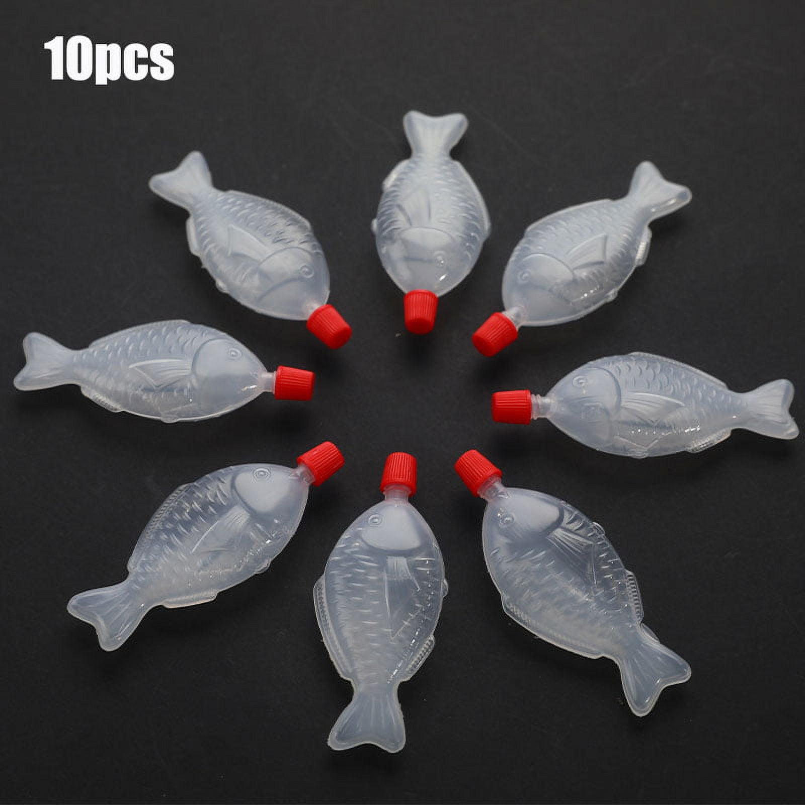 10Pcs Fish-Shaped 8.5ml Soy Sauce Disposable Sauce Bottle Sushi ...