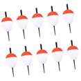 10Pcs Fishing Float Set Foam Fishing Float Buoys Red And White Float ...
