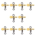 10Pcs Fishing Lures Plug Casting Fly Propeller Spinnerbait Props ...