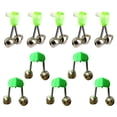 10Pcs Fishing Rings Alarm Bells Fishing Bites Lures Indicators Night ...
