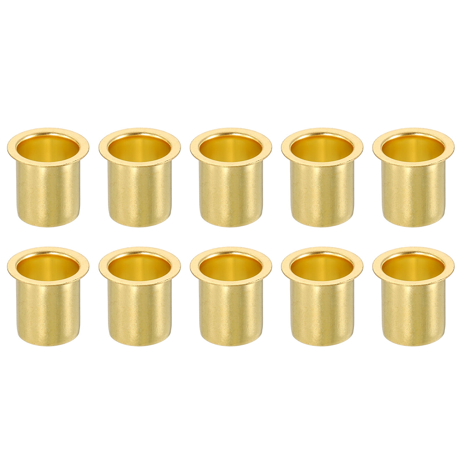 10Pcs Fit for 14mm(9/16") Tube ID Brass Compression Fitting, Insert ...