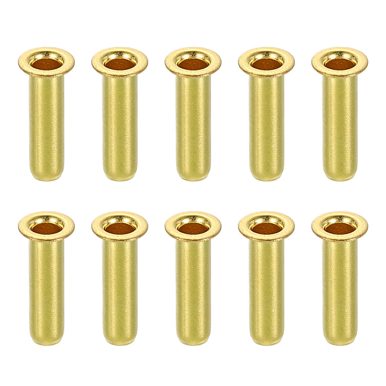 10Pcs Fit for 1/8" Tube ID Brass Compression Fitting, Insert Tube ...