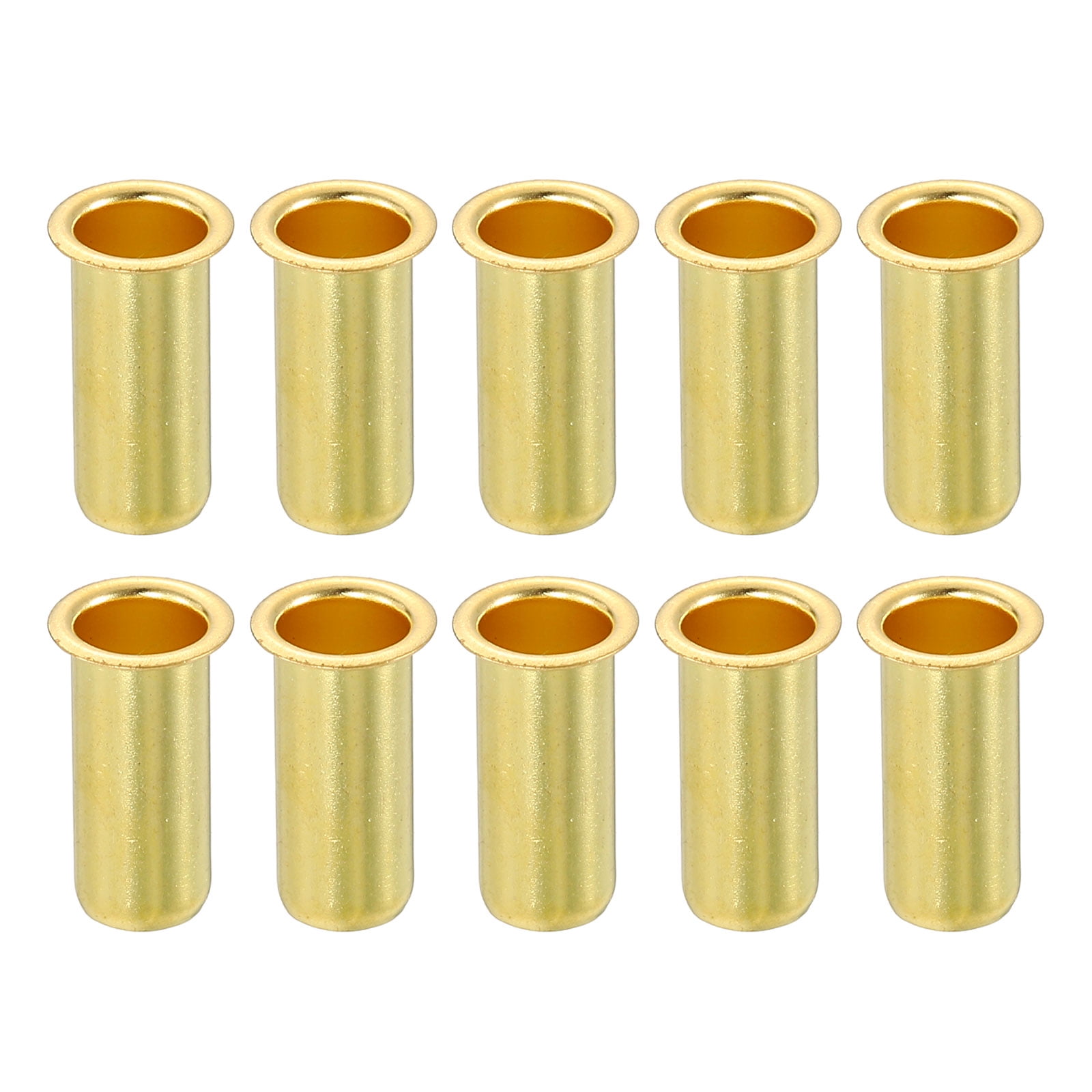 10Pcs Fit for 6mm(15/64") Tube ID Brass Compression Fitting, Insert ...