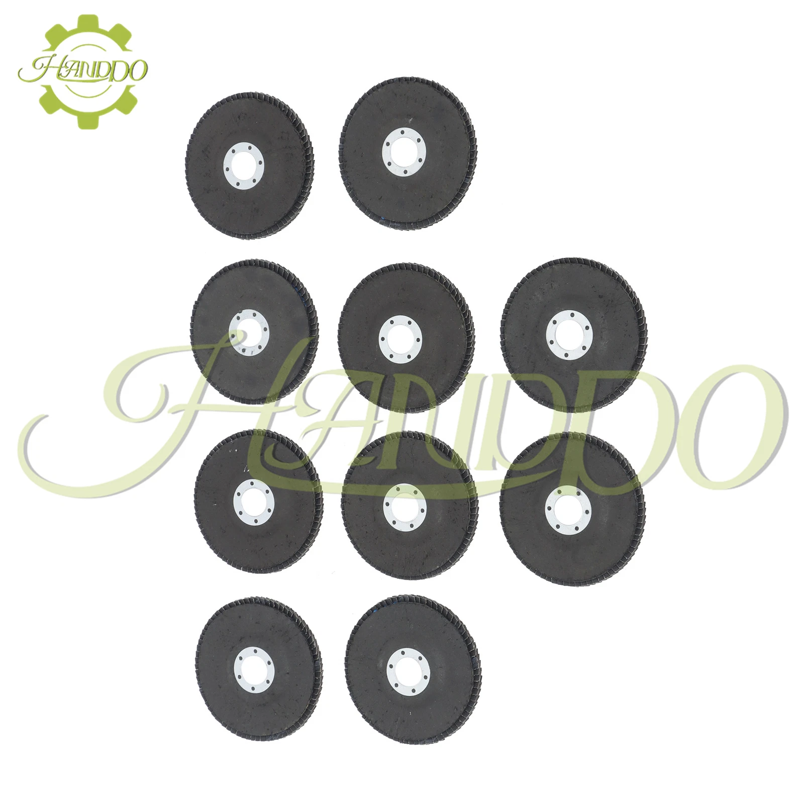 10Pcs Flap Disc 4.5" × 7/8" 80 Grit Grinder Sanding Grinding Wheels ...