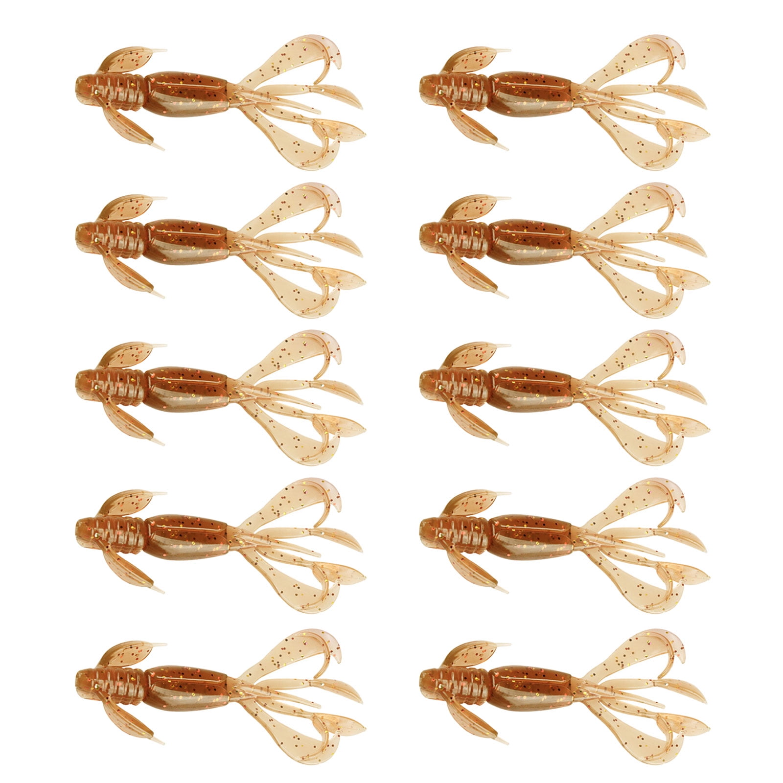 10Pcs Floating Shrimp Lobster Lure Artificial Baits Outdoor Fishing ...