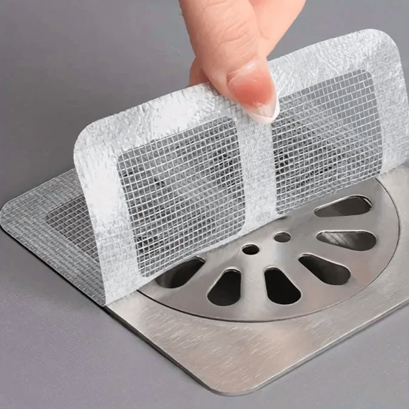 10Pcs Floor Drain Filter Paste, Bathroom Sink Filter Mesh Sewer Clog ...