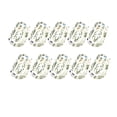 10Pcs Flower Acrylic Paperclip Decorative Bookmarks Clamp Book Page ...