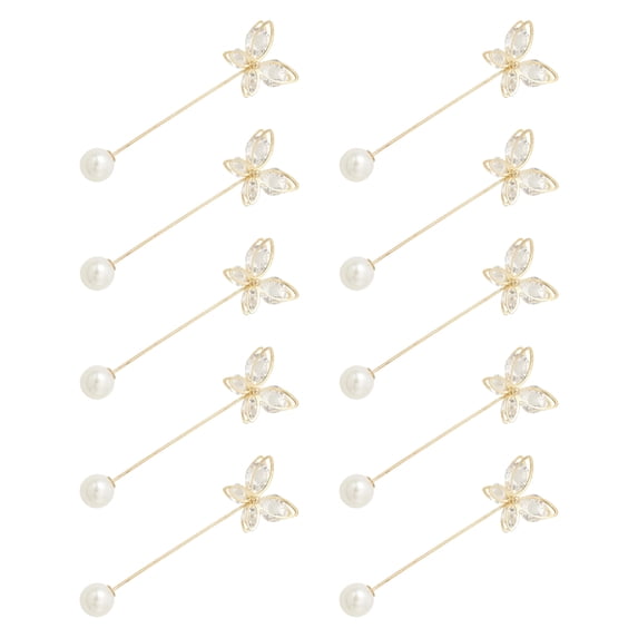10Pcs Flower Shape Clothing Pin Jeans Waist Tighteners Pin Dress Pin ...