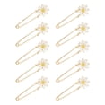 10Pcs Flower Shape Clothing Pin Jeans Waist Tighteners Pin Dress Pin ...