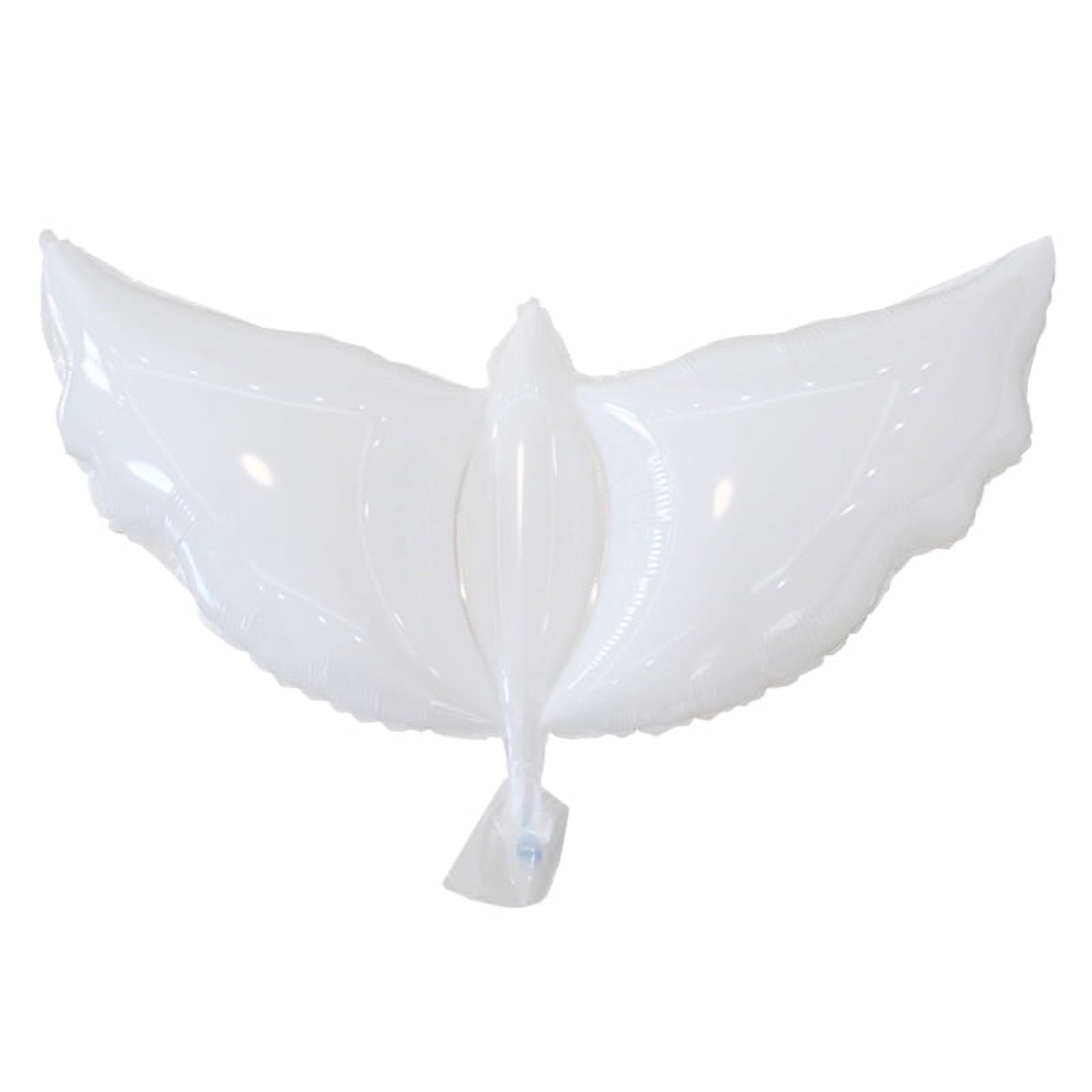 10Pcs Flying White Balloons Wedding Decoration Peace Bird Ball Pigeons ...