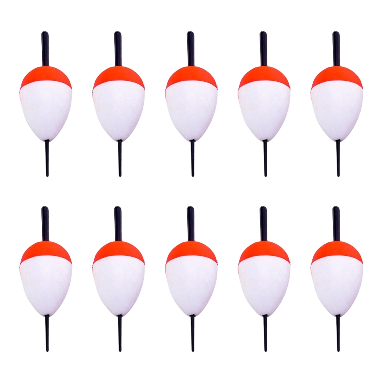 10Pcs Foam Fishing Float Bobber Hard Foam Buoys Sea Rock Fishing ...