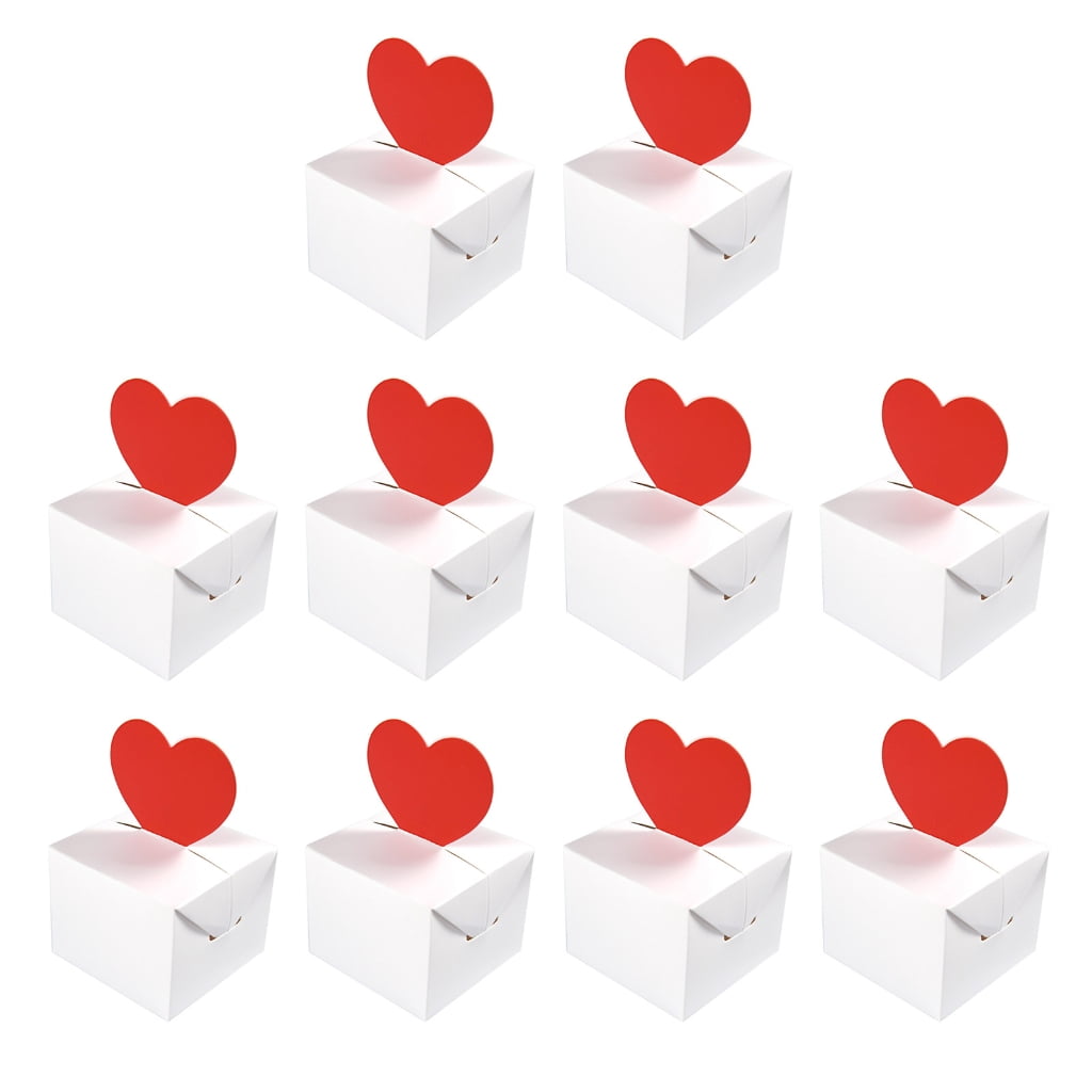 10Pcs Foldable Paper Gift Packaging Box Candy Chocolate Holder Box For ...