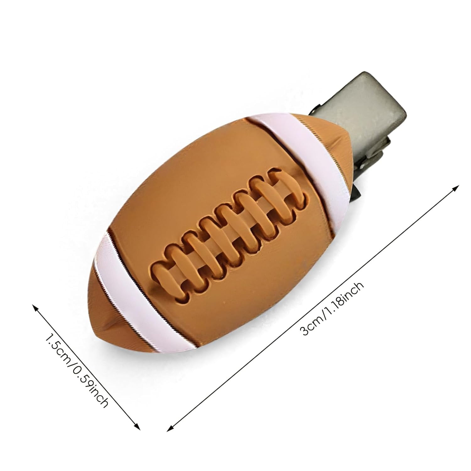 10Pcs Football Hair Clips – Fun Hairpin Hair, Claw Clips, Hairstyling ...