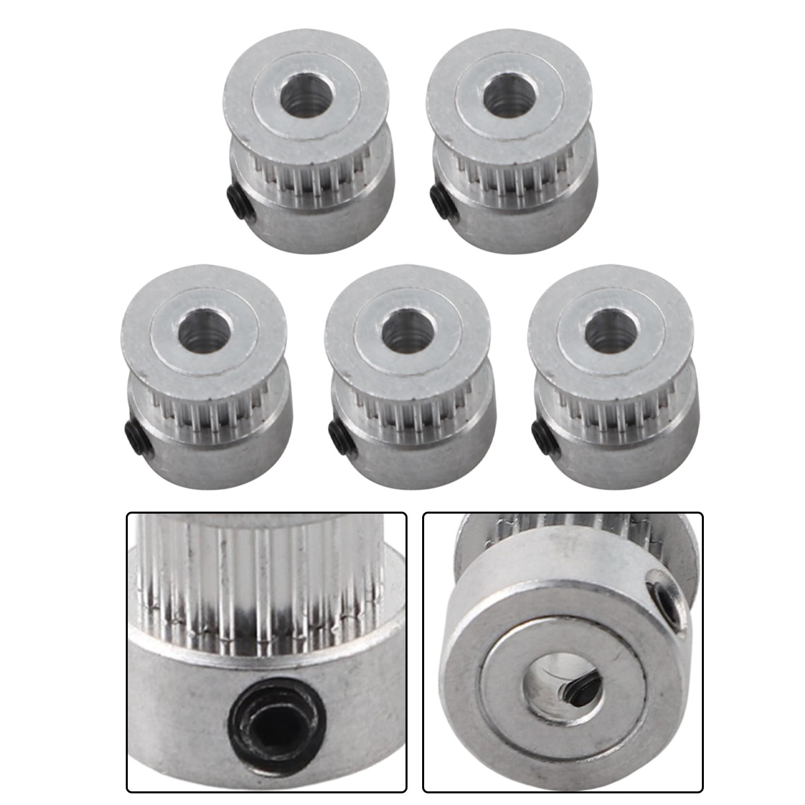 10Pcs For 2Gt Synchronous Wheels 20 Teeth Bore Fit 6Mm Belt Width,For ...