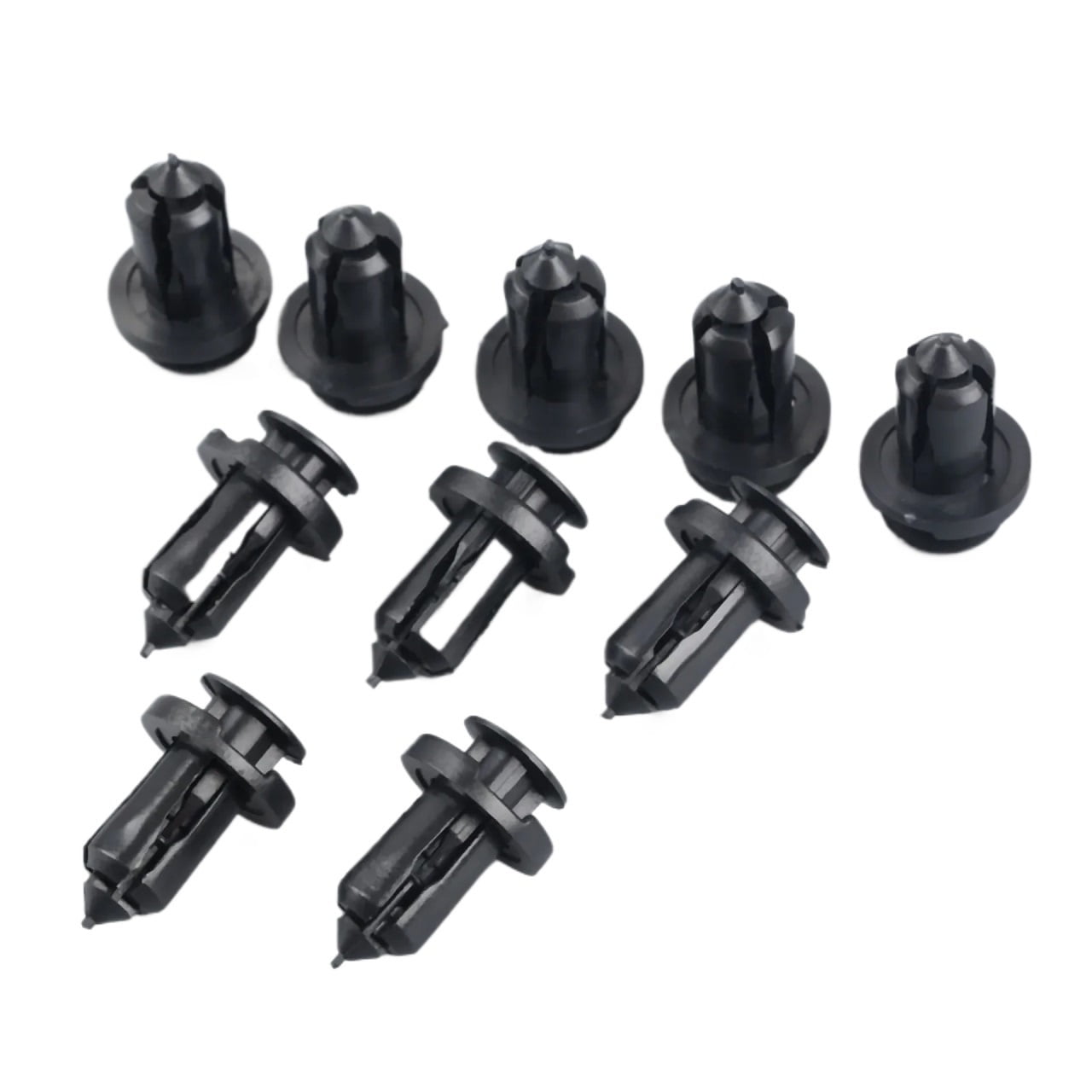 10Pcs For Subaru Plastic Rivet Bumper Clips 10.5mm Hole Auto Engine ...