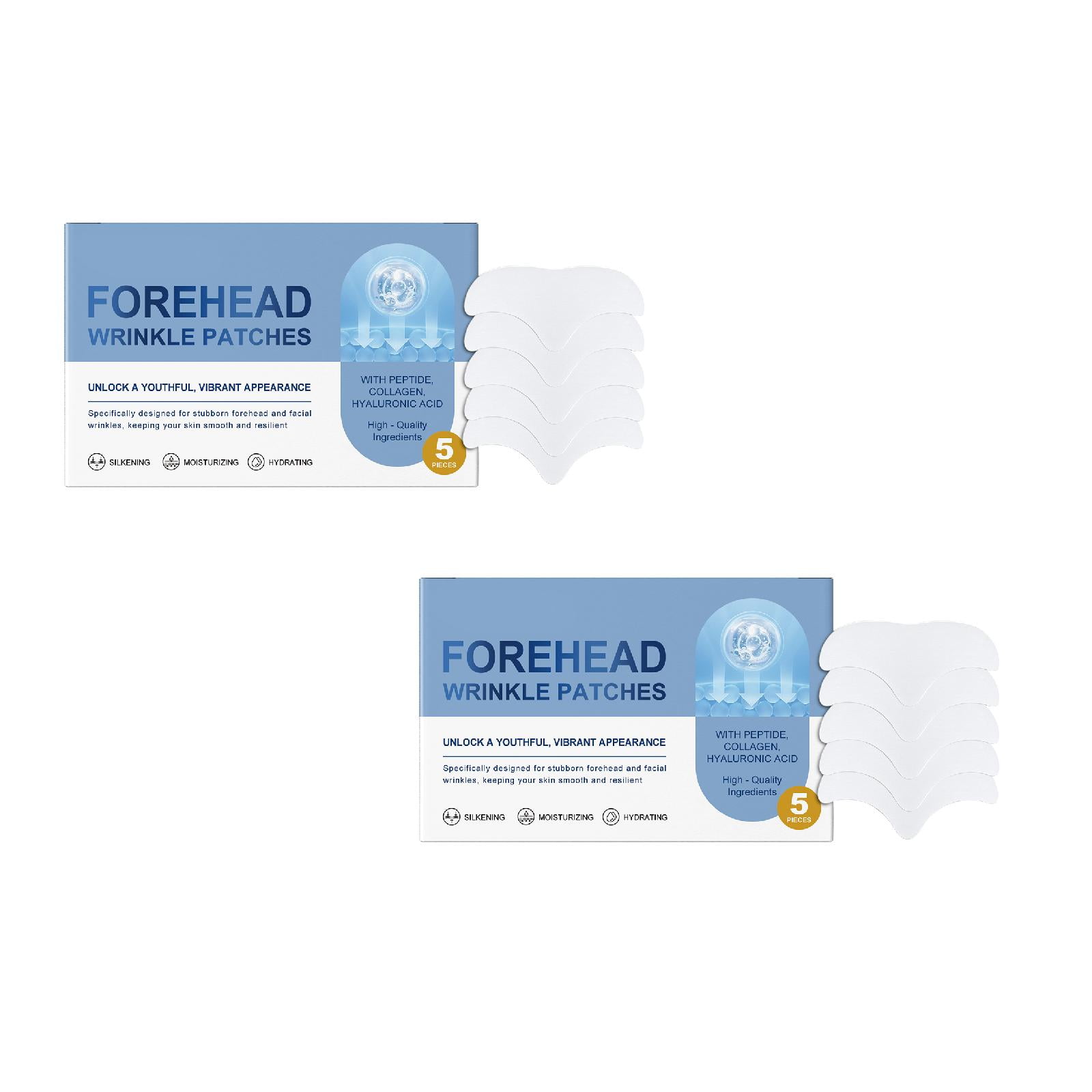 10Pcs Forehead Wrinkle Patches, Anti Wrinkle Patches for Face Overnight ...