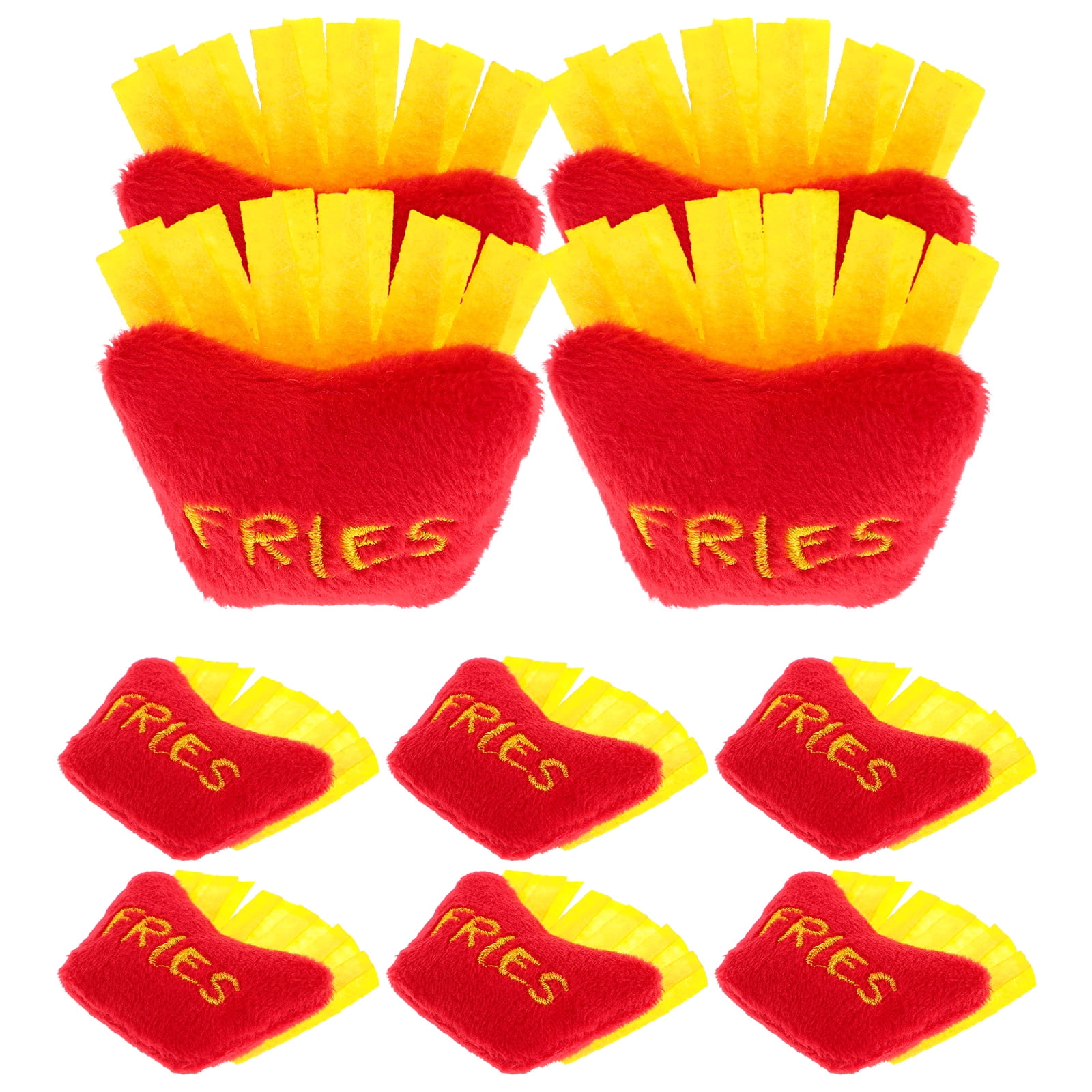 LIFKOME Funny Plush Pillow French Fries Stuffed Toy for Kids Creative ...