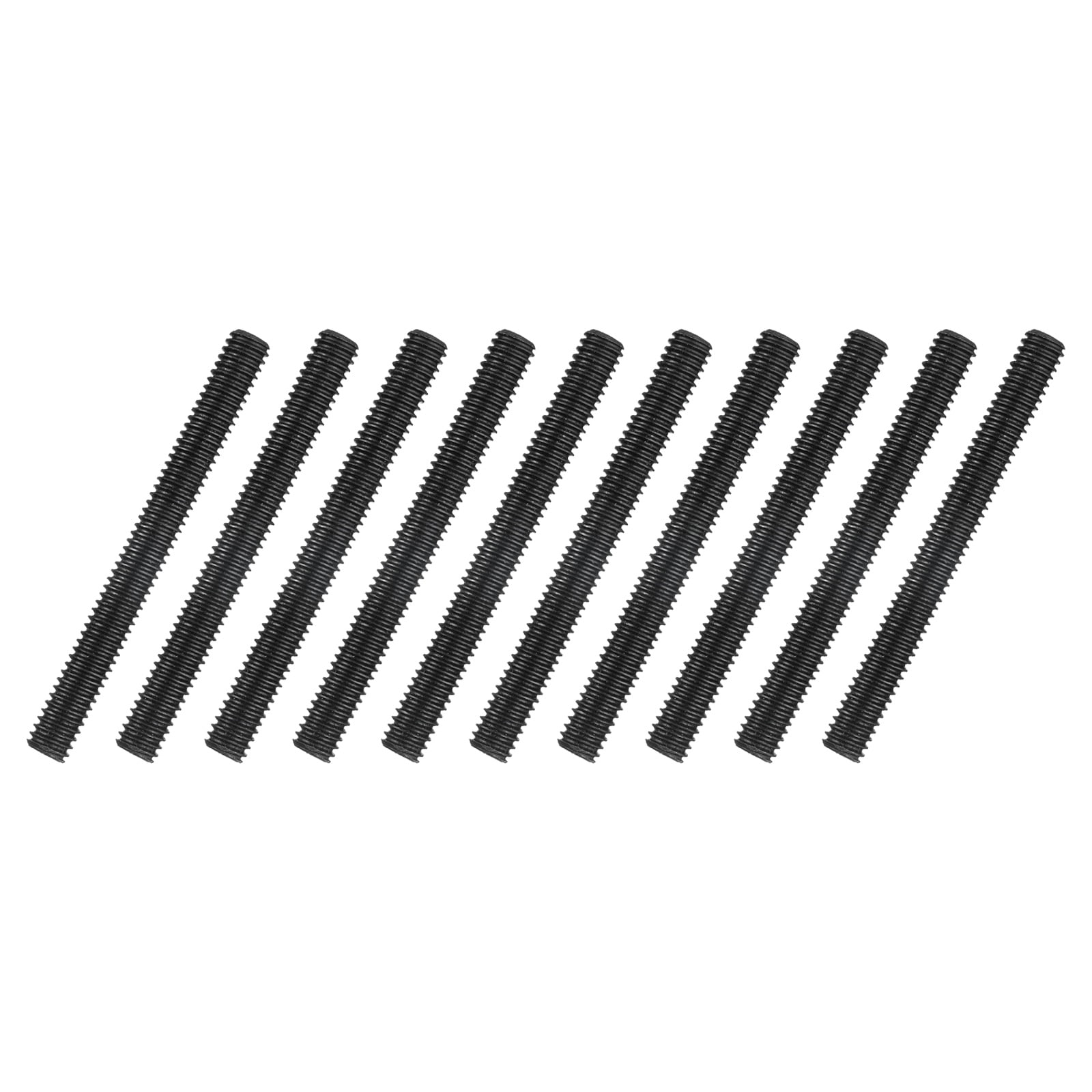 10Pcs Fully All Threaded Rod, 5/16" Thread 18 Pitch 3" Length Carbon ...