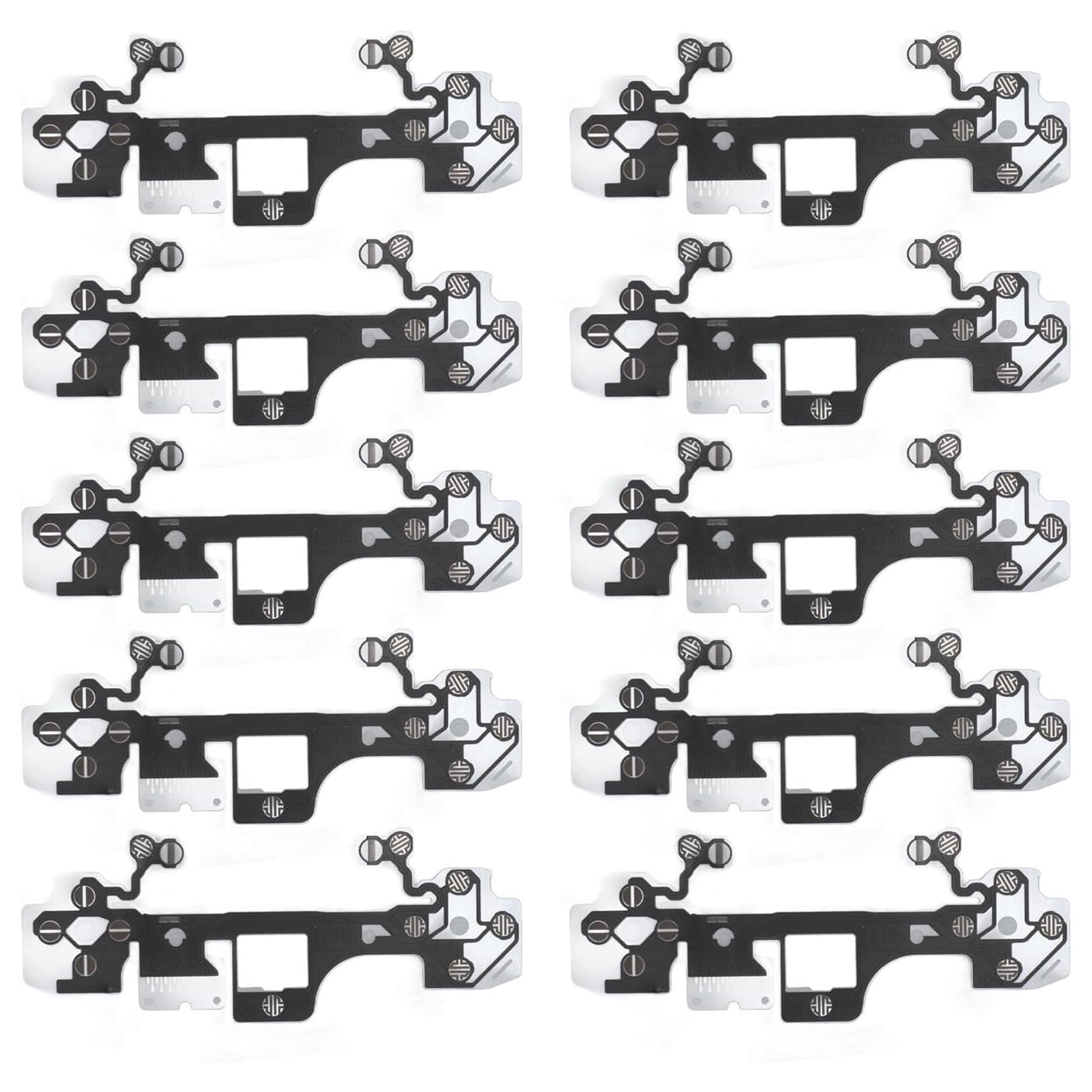 10Pcs Game Controller Membrane Film Set PCB Materials Installation ...