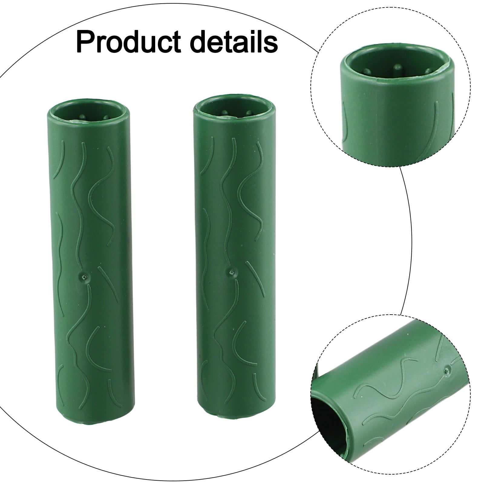 10Pcs Garden Stakes Connecting Pipe Vines Climbing Plant Support ...