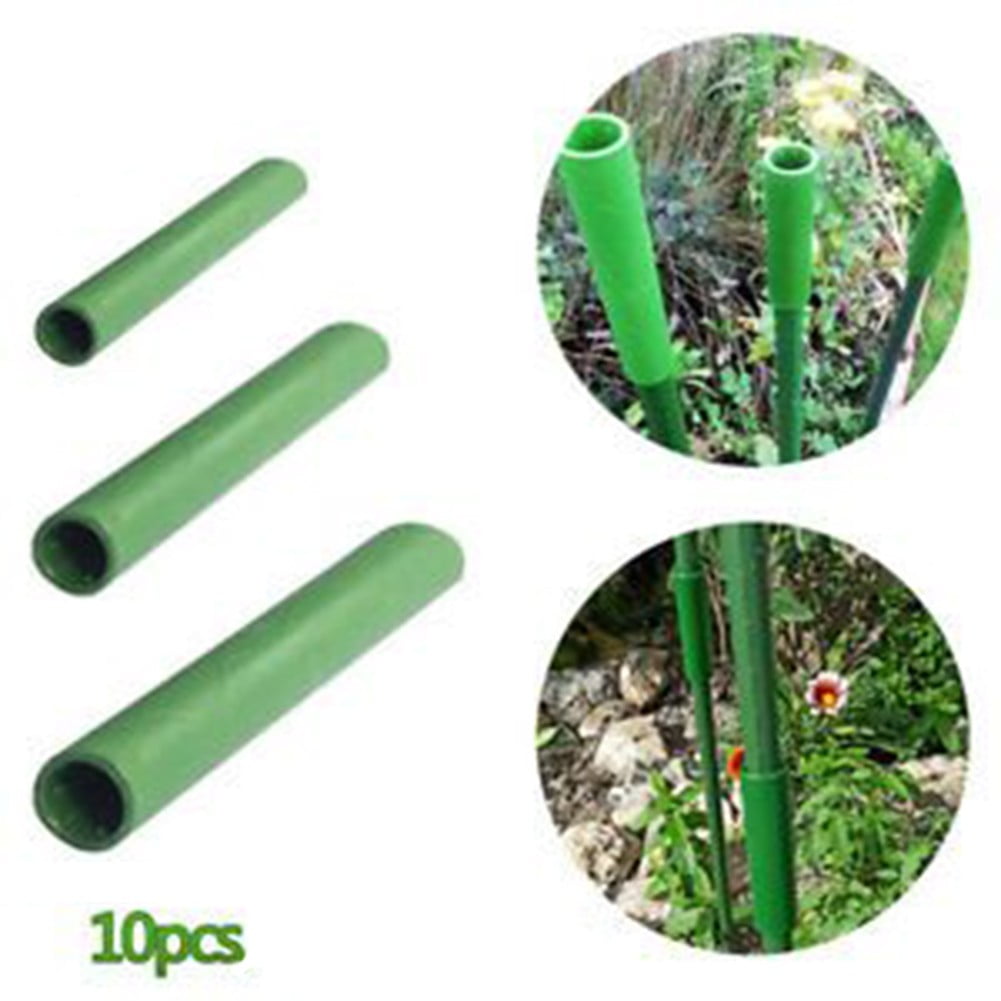 10Pcs Garden Stakes Connecting Pipe Vines Climbing Plant Support ...