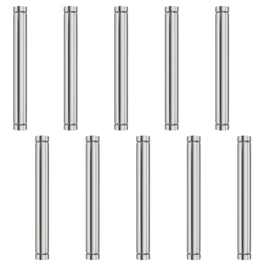 10Pcs Glass Fasteners Stainless Steel Advertising Standoffs Pin Nails ...