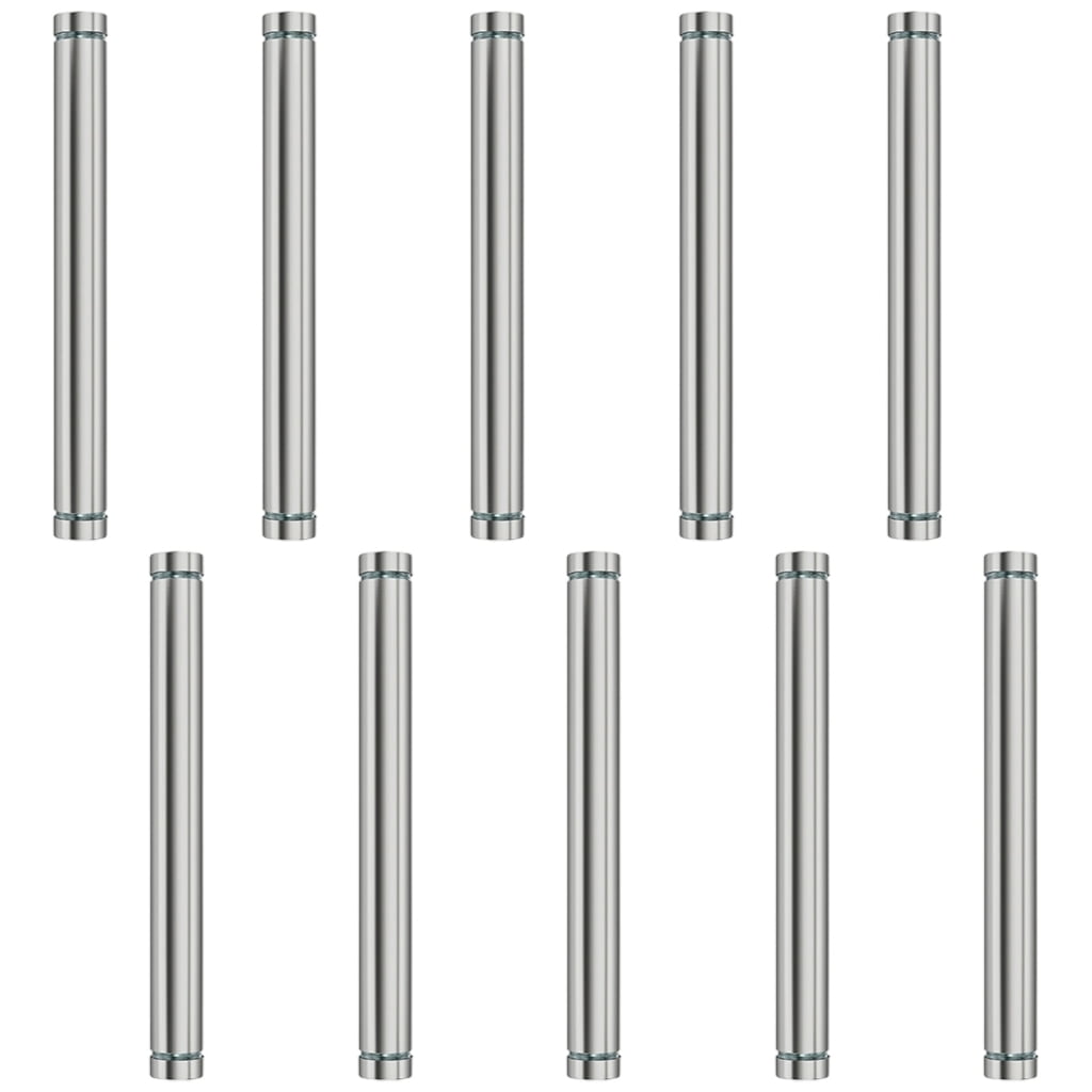 10Pcs Glass Fasteners Stainless Steel Advertising Standoffs Pin Nails ...