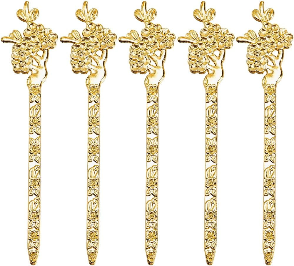 10Pcs Gold Metal Book Markers Chinese Metal Bookmark Alloy Chinese ...