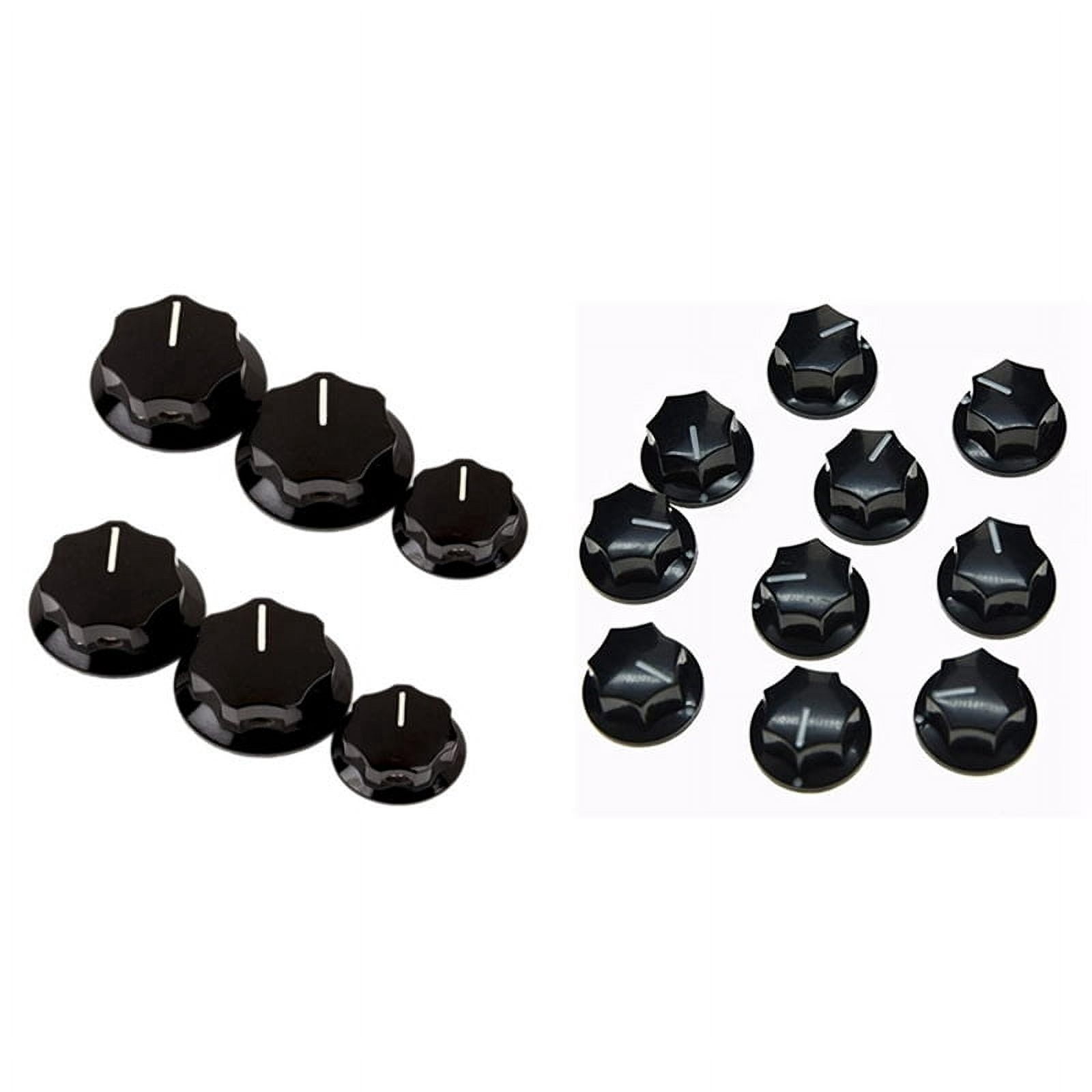 10Pcs Guitar Knobs Amplifier Amp Knob Bass Tone Volume Knobs with 6Pcs ...
