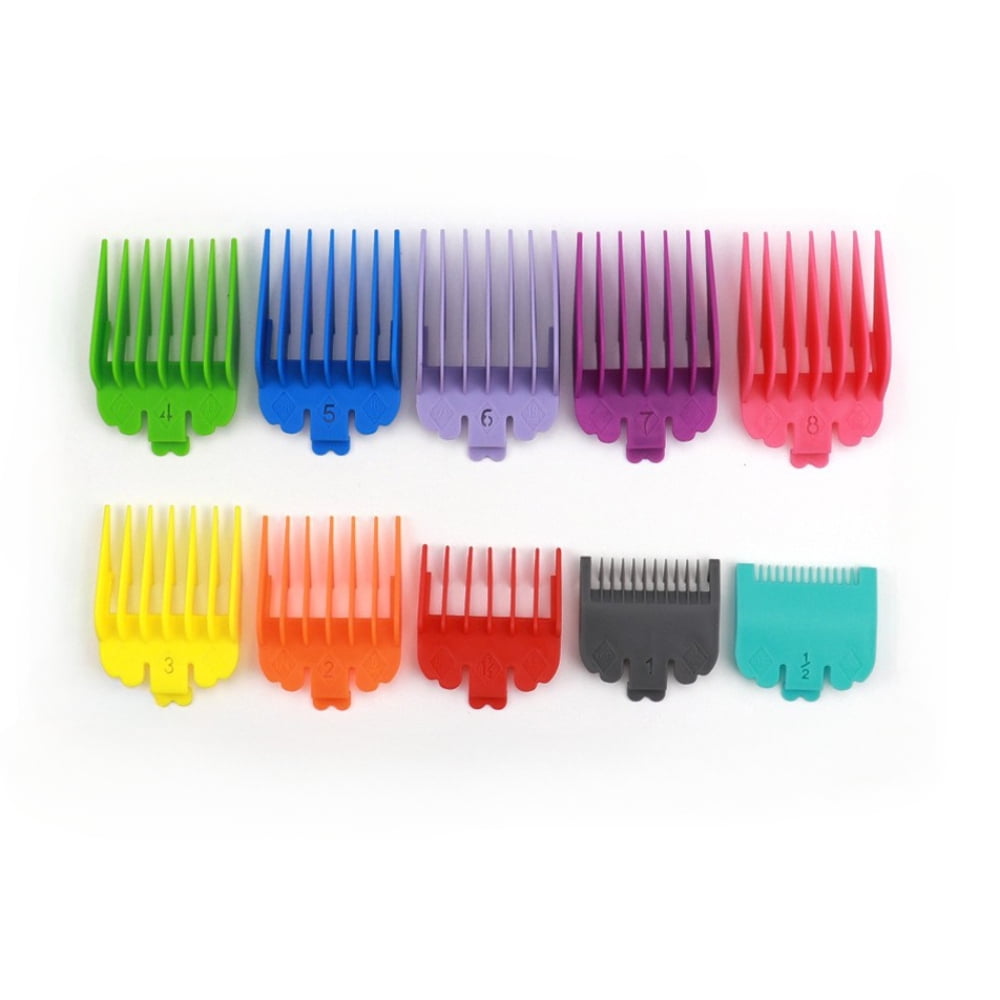 10Pcs Hair Clipper Guards Set Cutting Guides Combs Compatible with Most ...