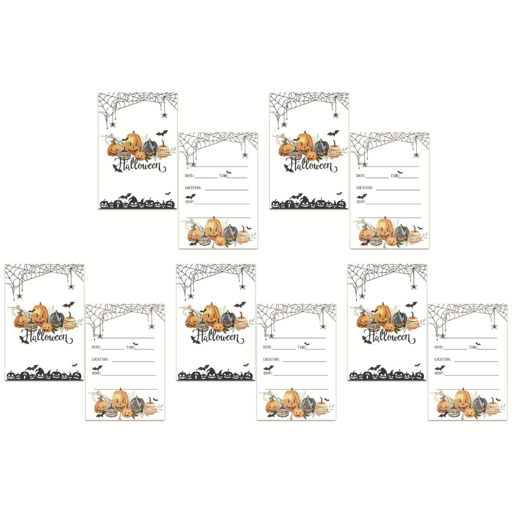 10Pcs Halloween Invitation Card Halloween Greeting Cards Halloween ...