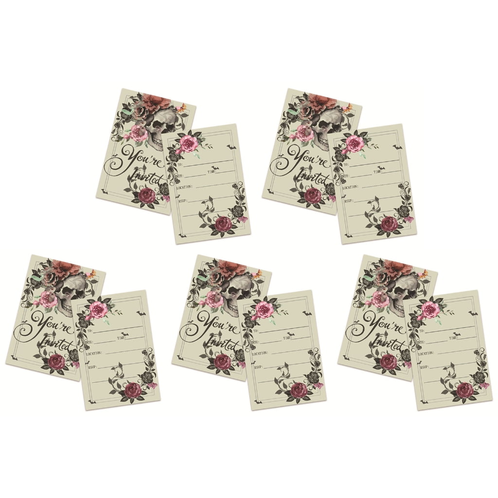 10Pcs Halloween Invitation Card Halloween Greeting Cards Halloween ...