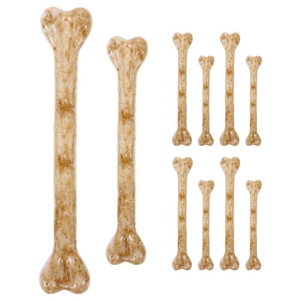 10Pcs Halloween Plastic Bones for DIY Decorations Small Fake Bone ...
