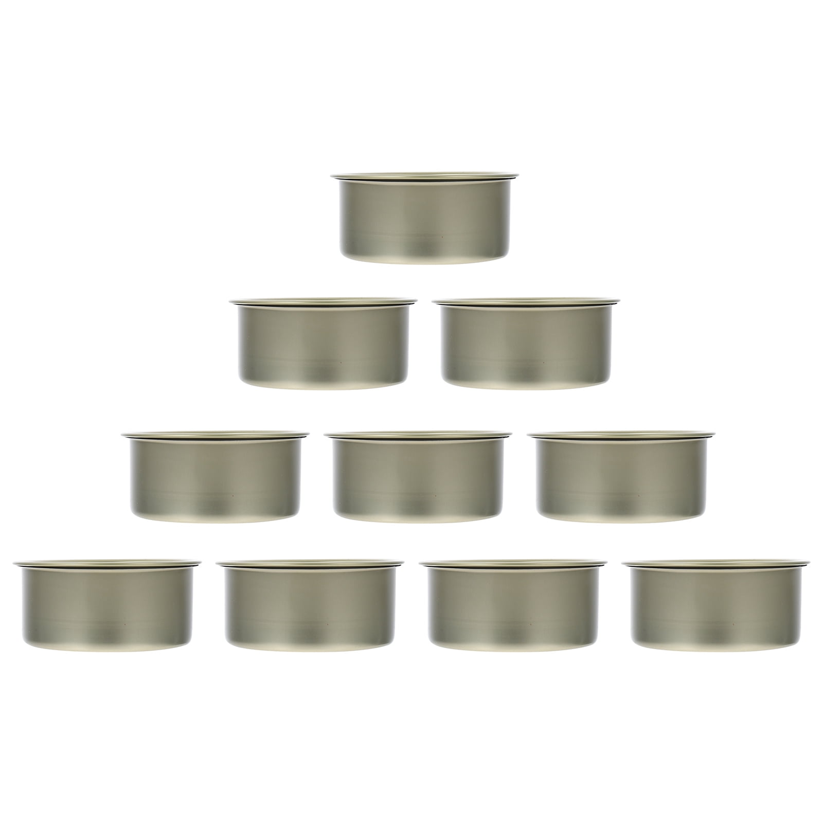 10Pcs Hand Closed Tin Can Tinplate Storage Containers Self- seal Tin ...