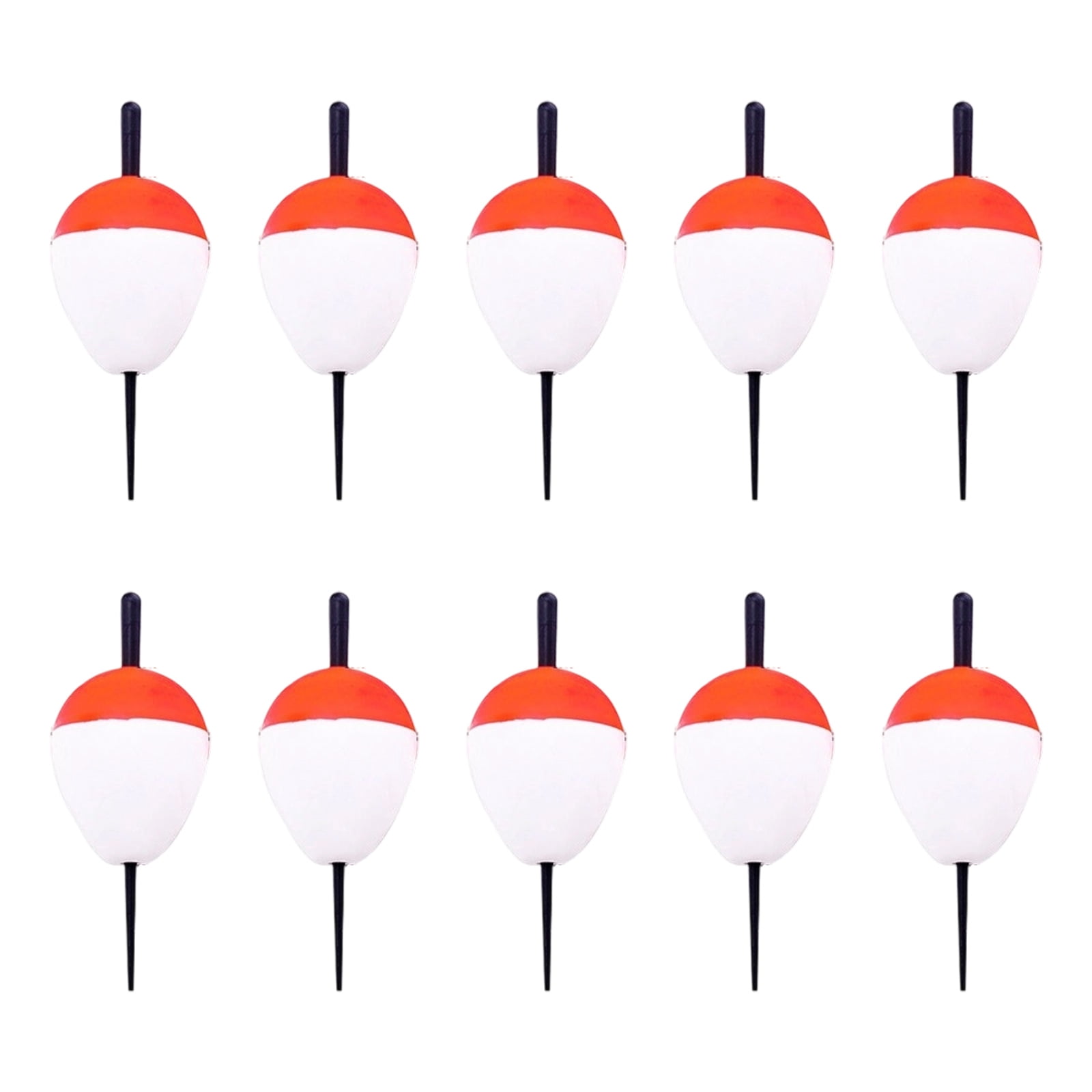 10Pcs Hard Foam Float Buoys Bobber Fishing Float Fishing Tackle Sea ...