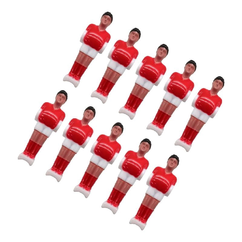 10Pcs Hard Soccer Foosball Man Table Soccer Player Small Football Men ...