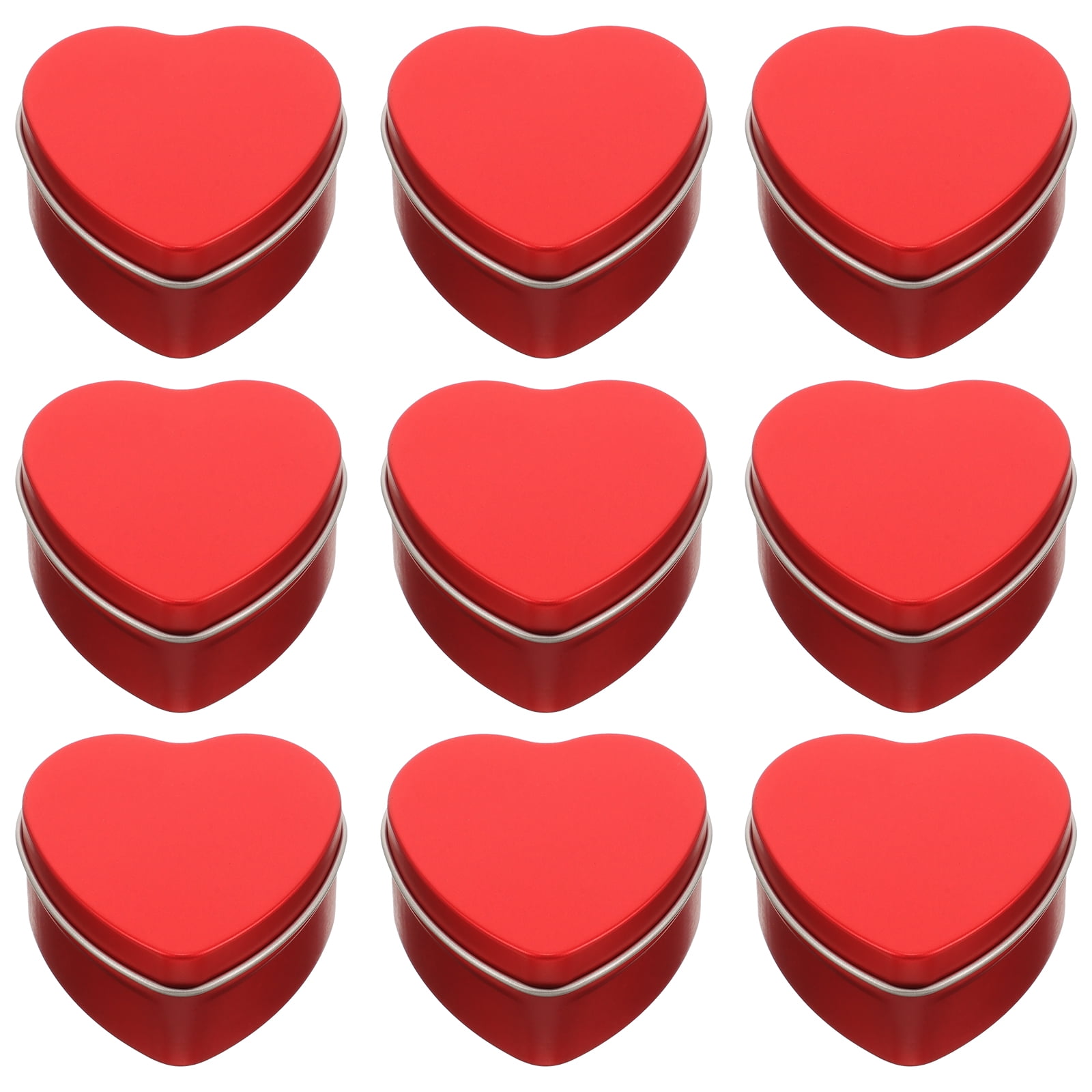 10Pcs Heart Shaped Candy Box Valentines Day Gift Packing Box Small ...
