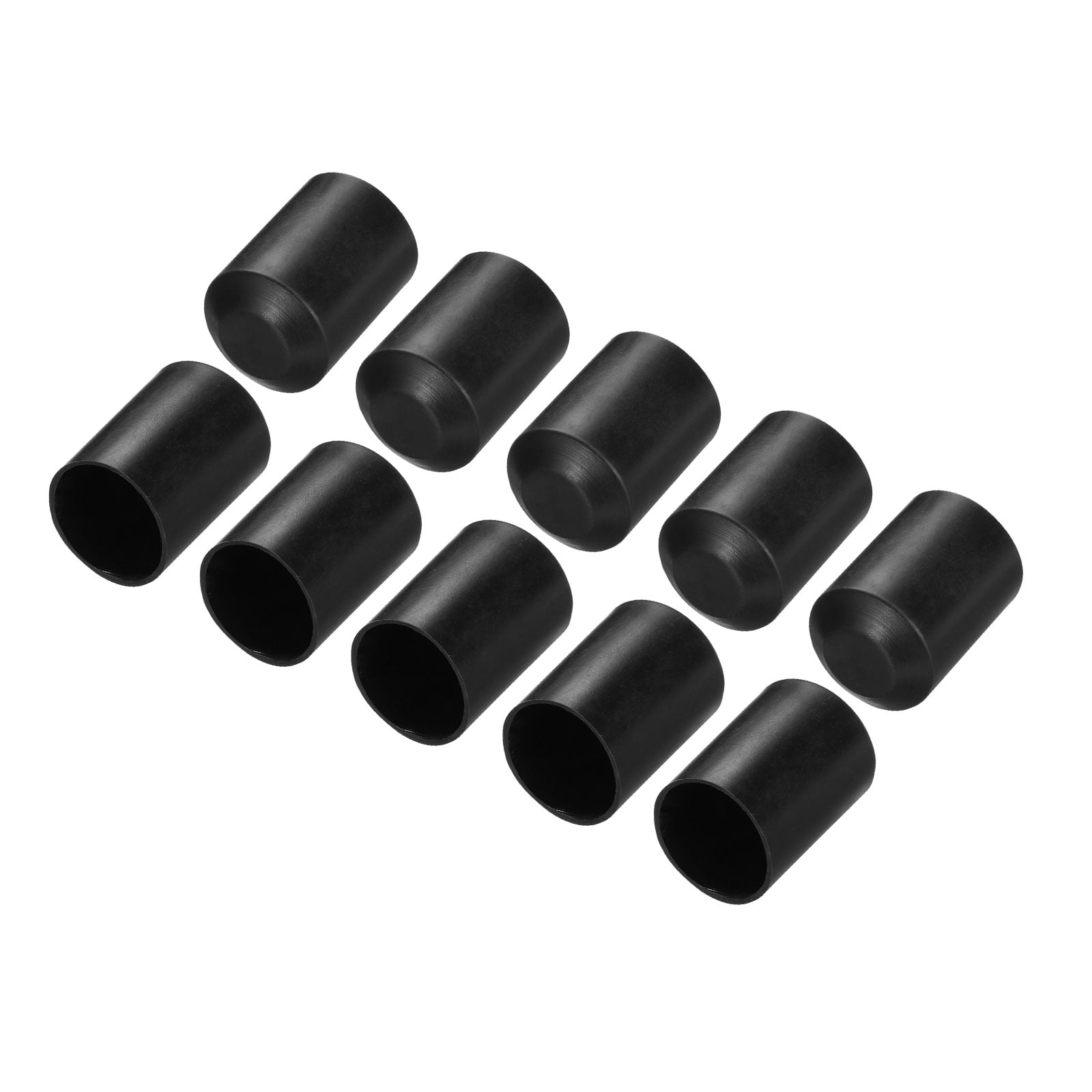 Uxcell 10Pcs Heat Shrink End Cap 30mm ID x 40mm L 2:1 Ratio Heat Shrink ...