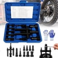 10Pcs Heavy Duty Blind Hole Bearing Puller Tool Set, Internal Bearing ...