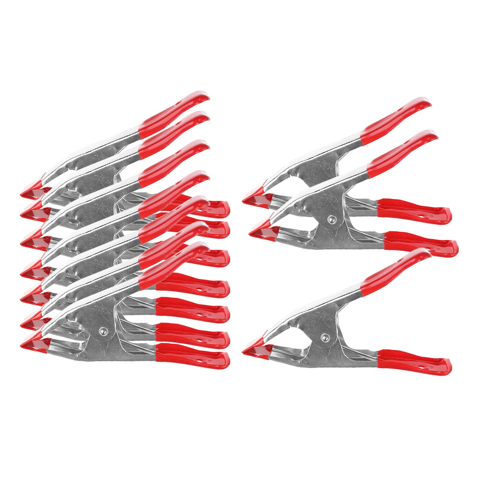 10Pcs Heavy Duty Spring Clamps Crocodile Clips Woodworking Clip A ...